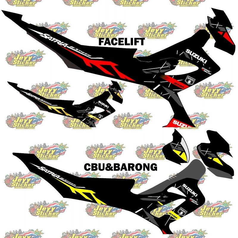 Jual STRIPING SATRIA FU FACELIFT BARONG CBU CUSTOM SUKA SUKA | Shopee ...
