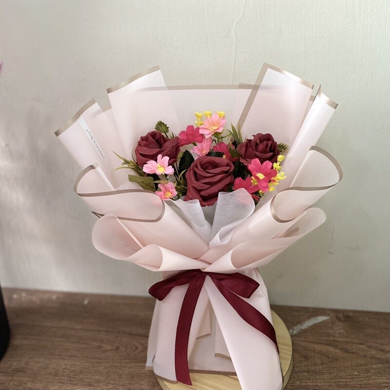 Jual READY BUKET BUNGA // Flower bouqet // BUKET BUNGA PALSU // Buket ...