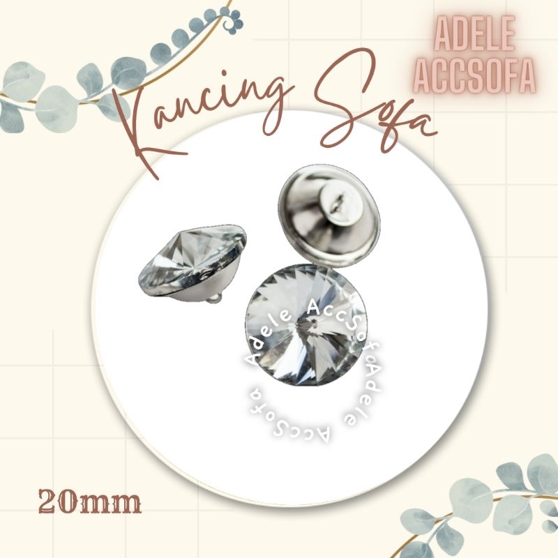Jual Kancing Kaca 20mm kancing sofa kancing dipan | Shopee Indonesia