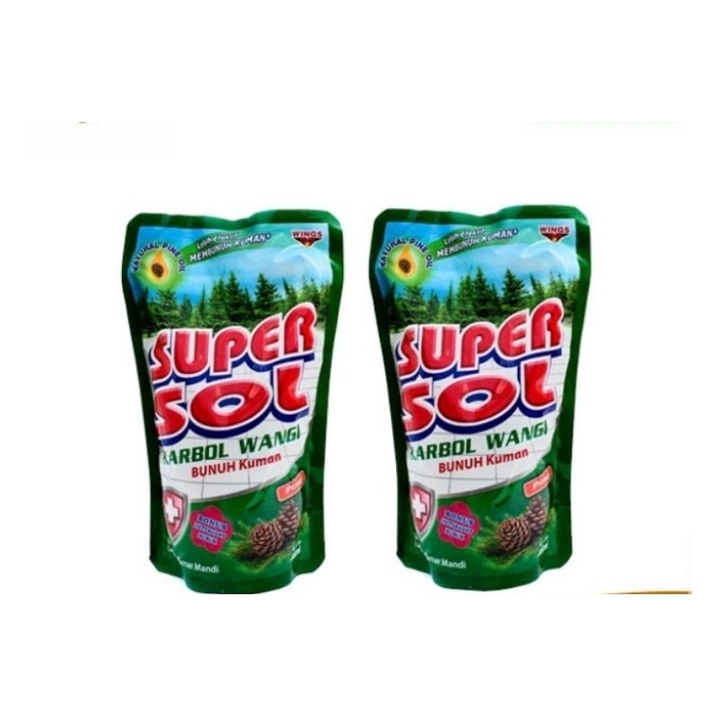 Jual Super Sol Karbol Wangi pine 750ml | Shopee Indonesia