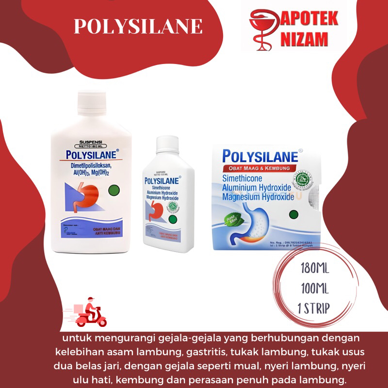 Jual Polysilane Suspensi dan Tablet / Obat Maag / Asam Lambung ...