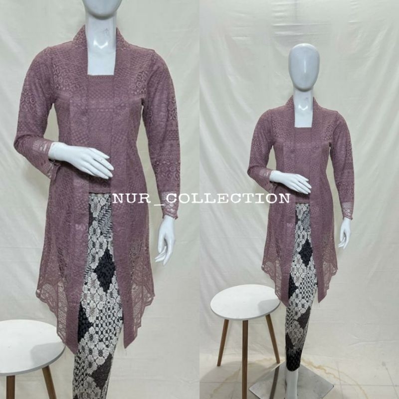 Jual Kebaya Kutu Baru / Kebaya Tunik / Tunik Brokat / Kebaya Modern / Kebaya tile / Kebaya ...