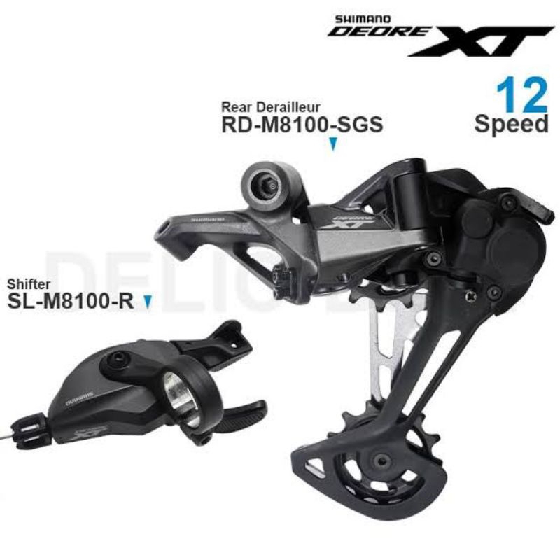Jual RD Dan Shifter Shimano Deore XT 12 Speed M8100 SGS Long | Shopee Indonesia