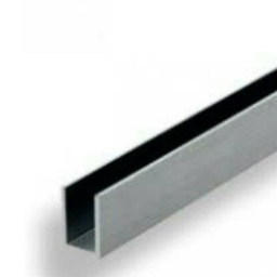 Jual LIS U ALUMINIUM / KANAL U / U CHANNEL silver TALI AIR 7MM list u 6 ...