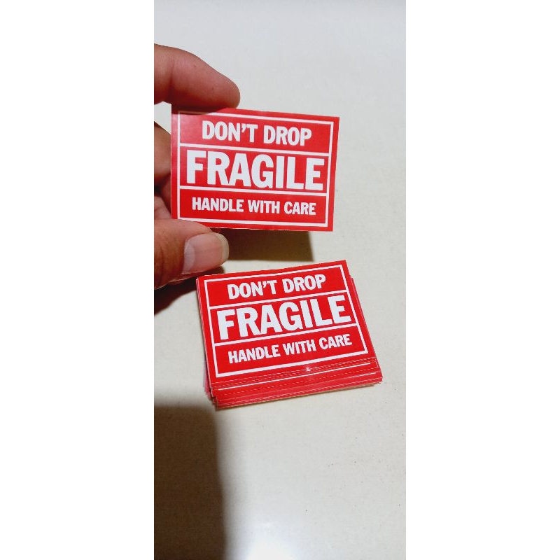 Jual Label Sticker Don't Drop FRAGILE, 4 x 6 cm, HANDLE WITH CARE ...