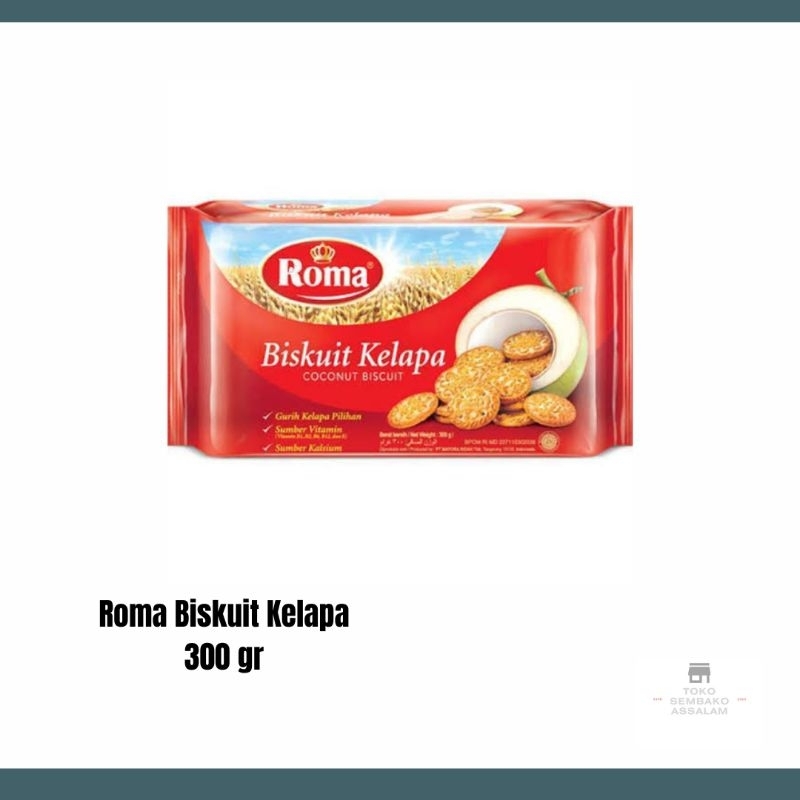 Jual Biskuit roma kelapa / roma kelapa biskuit / roma kelapa 300 g ...