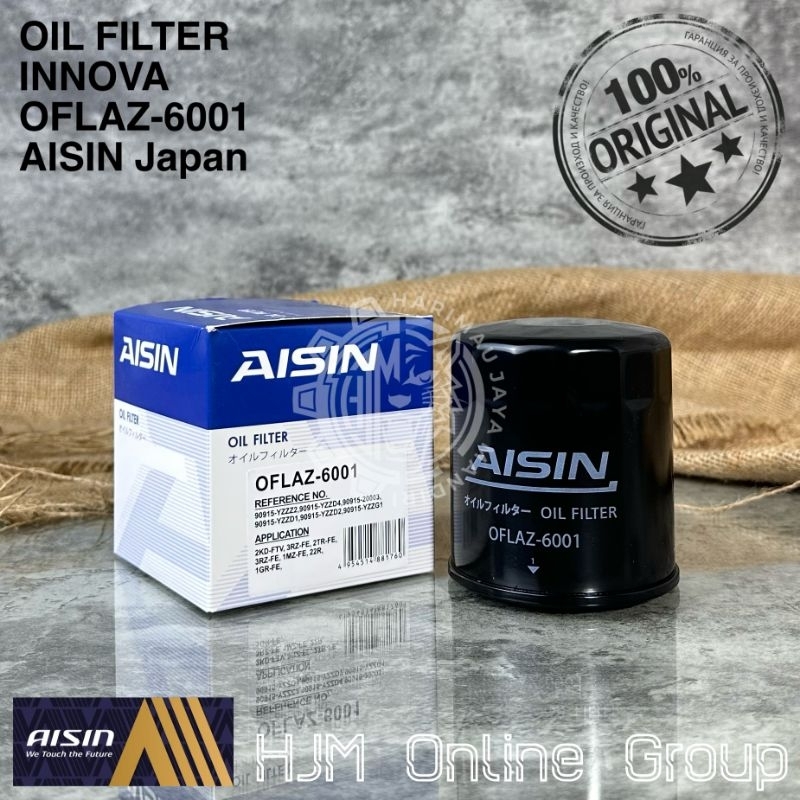 Jual OIL OLI FILTER INNOVA REBORN FORTUNER VRZ VNT HILUX HIACE AISIN ...
