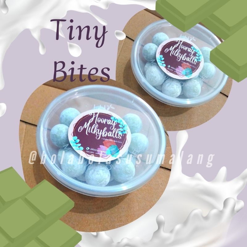 Jual Bola-Bola Susu Tiny Bites Rasa Matcha Kemasan Bowl 100 gr | Shopee ...