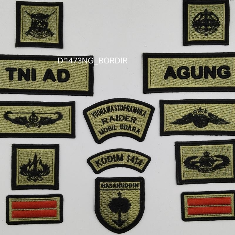 Jual ATRIBUT TNI AD PDL KASAD TERBARU SATUAN | Shopee Indonesia