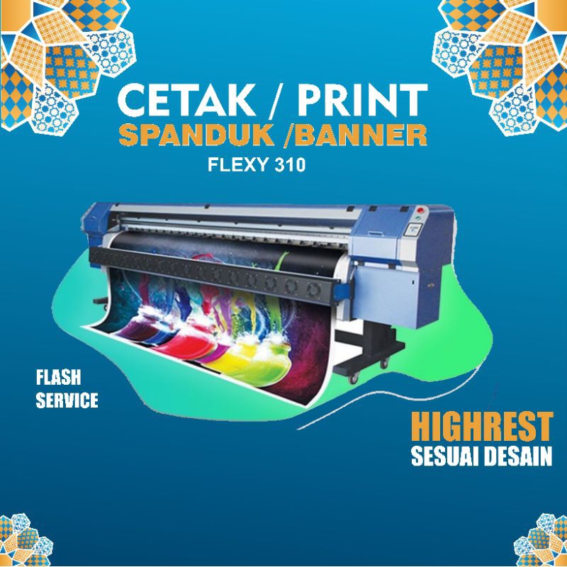 Jual Cetak spanduk Banner outdoor bahan Flexy 280 gr | branding usaha ...
