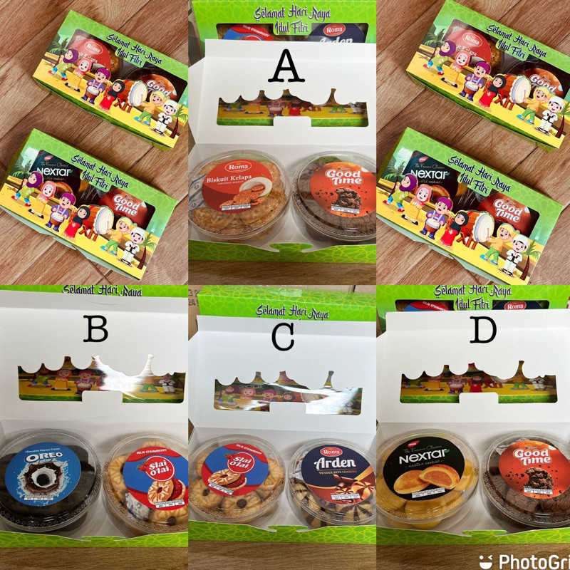 Jual Paket hampers snack isi 2 lebaran (oreo slai olai arden roma ...