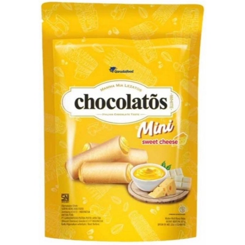Jual Chocolatos Mini Wafer Roll Cheese 65g | Shopee Indonesia