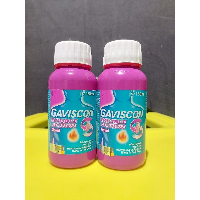 Jual Gaviscon Double Action Liquid 150ml Obat Maag Cair Obat Asam ...