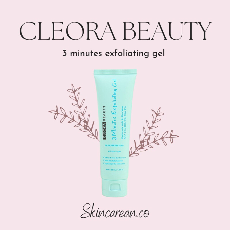 Jual Cleora Beauty 3 Minutes Exfoliating Gel Cleora Exfoliasi | Shopee ...
