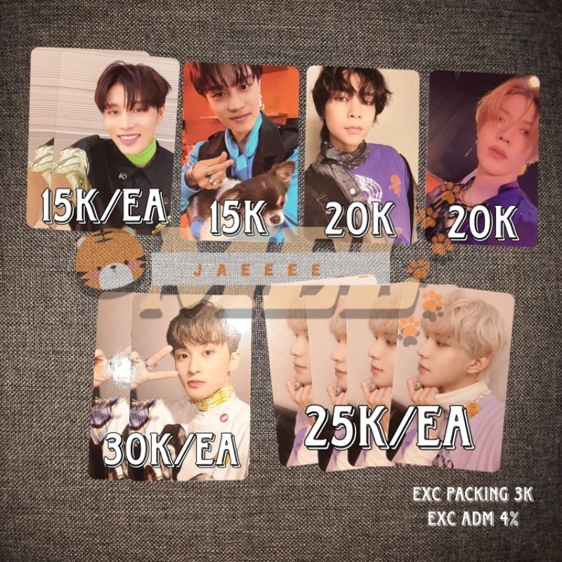 Jual PHOTOCARD NCT 127 STICKY ATICKER FAVORITE MARK JUNGWOO JOHNNY YUTA ...
