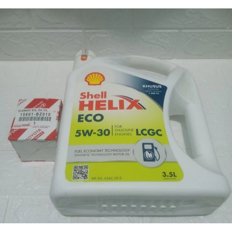 Jual Paket Oli Shell Helix 5w-30 + Filter Oli Agya/Ayla/Sigra/Calya ...