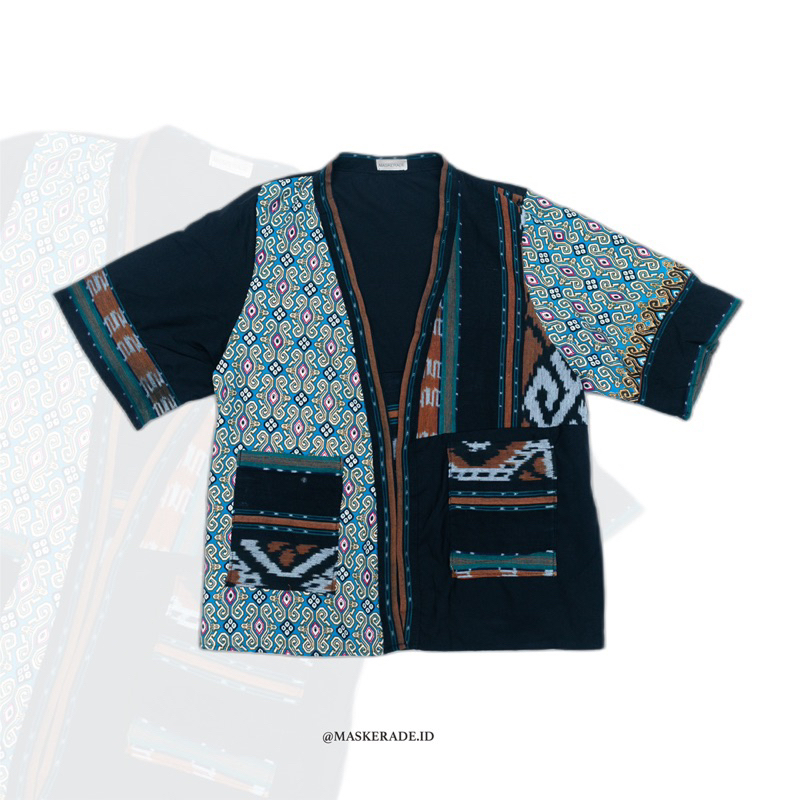 Jual outer tenun /outer batik /outer kerja /luaran outer /outer cowo ...