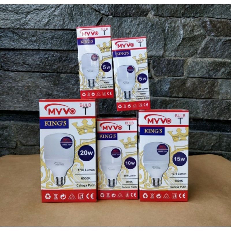 Jual [COD] MYVO KINGS LAMPU LED CAPSULE 5W / 10W / 15W / 20W SUPER ...