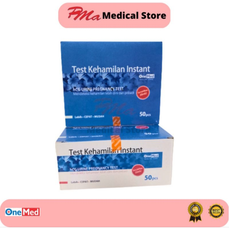 Jual Tes kehamilan OneMed/Tes HCG strip merk OneMed | Shopee Indonesia