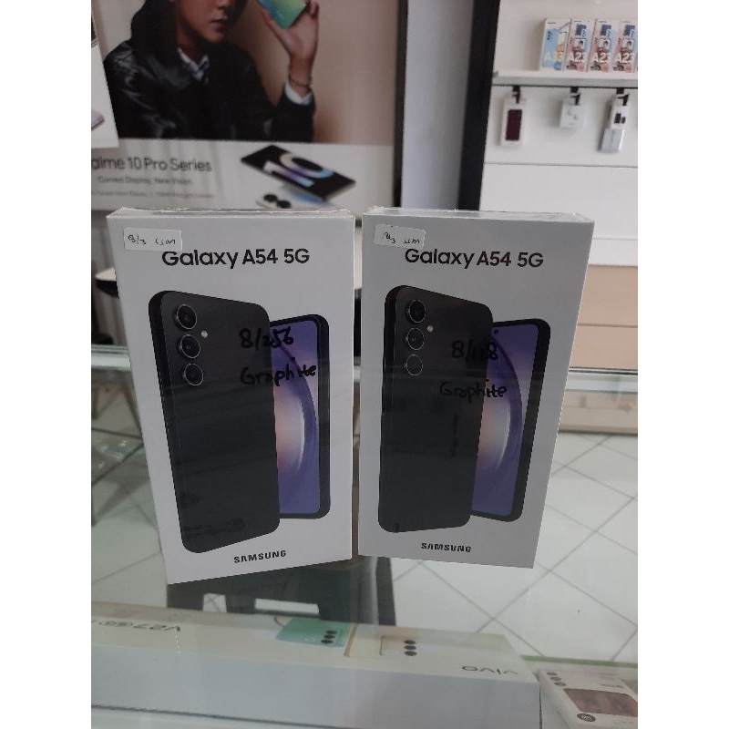 Jual SAMSUNG GALAXY A54 5G ,128GB/256GB NEW,SEIN,GRAPHITE | Shopee ...