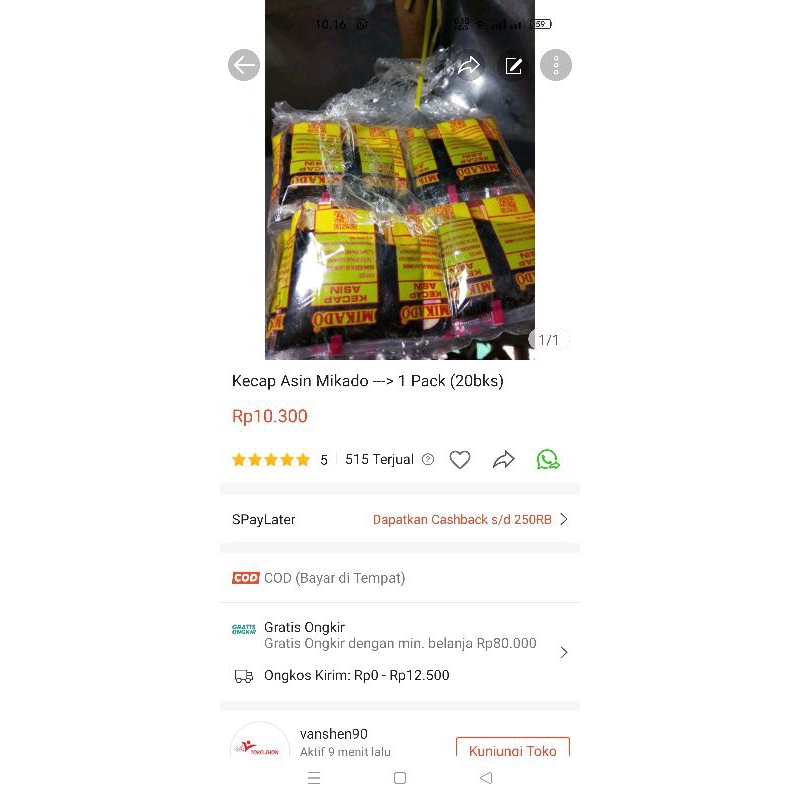 Jual Kecap Asin Mikado ---> 1pack (20bks) | Shopee Indonesia
