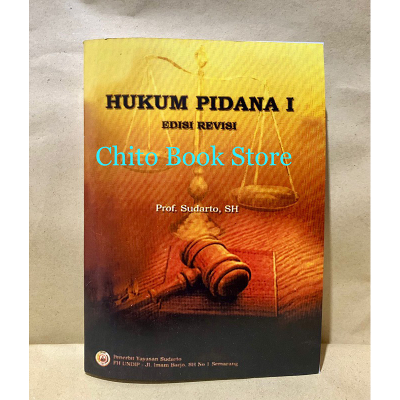 Jual BUKU HUKUM PIDANA I EDISI REVISI by Prof. Sudarto, SH | Shopee Indonesia
