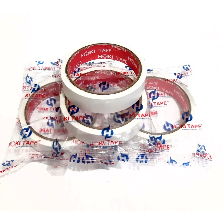 Jual Harga Grosir Per (1pcs) Double Tape Kertas Putih 1inchX24mmX10yard ...