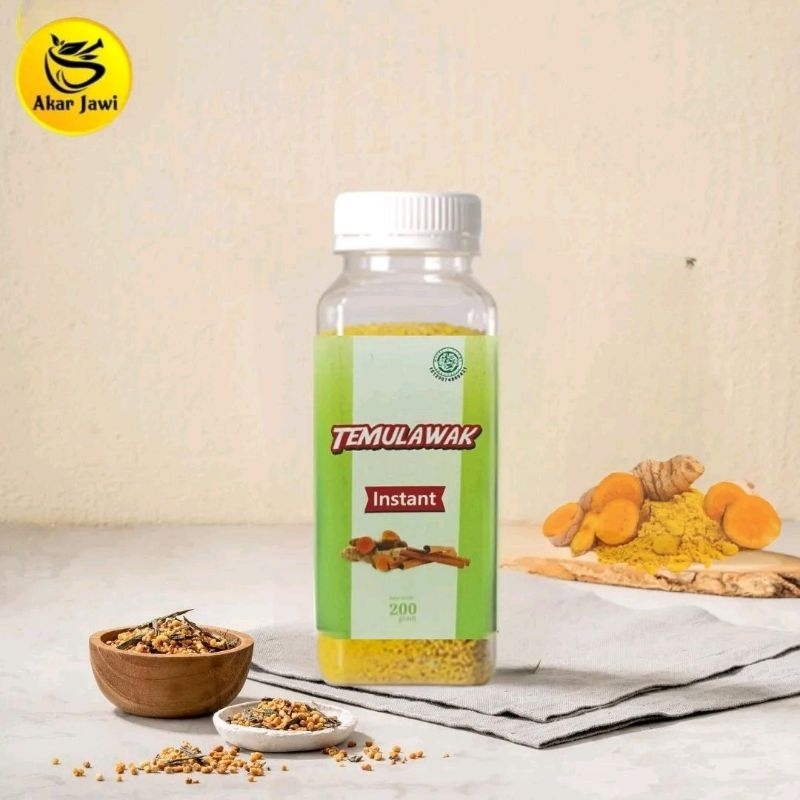 Jual Jamu Instan Temulawak | Minuman Bubuk Tradisional 200g | Akar Jawi ...