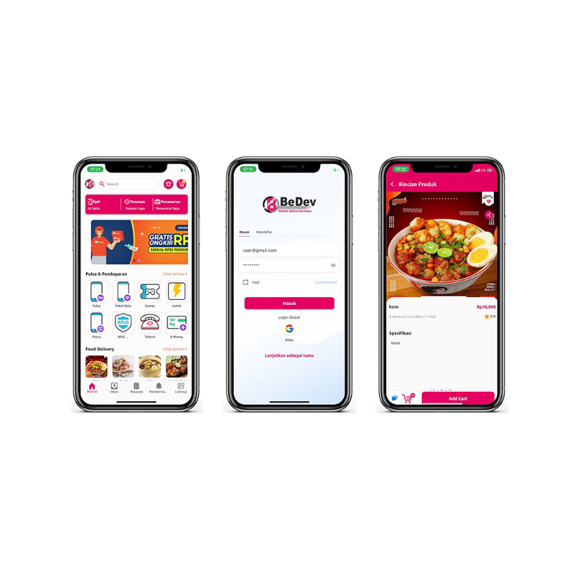 Jual Paket Custom Aplikasi Android & ios Toko Online / Online Shop ...