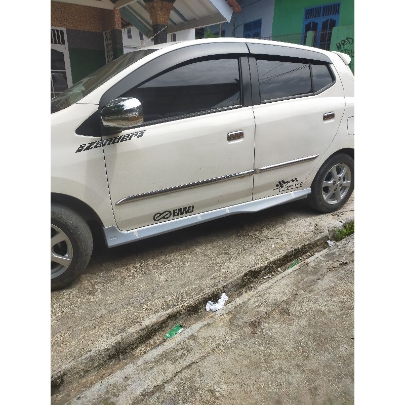 Jual bodykit samping (sideskirt) Ayla agya,bahan piber | Shopee Indonesia