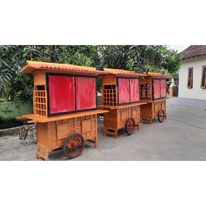 Jual Gerobak Dimsum kekinian / rombong dimsum /gerobak takoyaki / shusi ...
