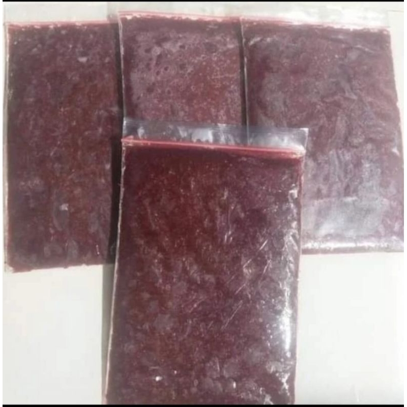 Jual Cacing Beku Frozen Bloodworm Pakan Ikan Lempeng 1 kg | Shopee ...