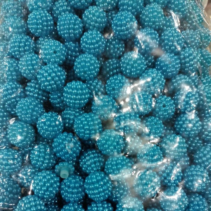 Jual manik mote berry bulat mutiara 14mm ada banyak pilihan warna ...