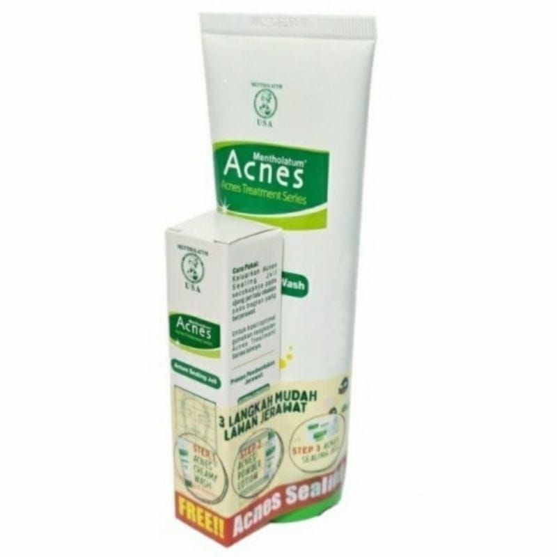 Jual Acnes Treatment Series Creamy Wash 50g/100g | Shopee Indonesia