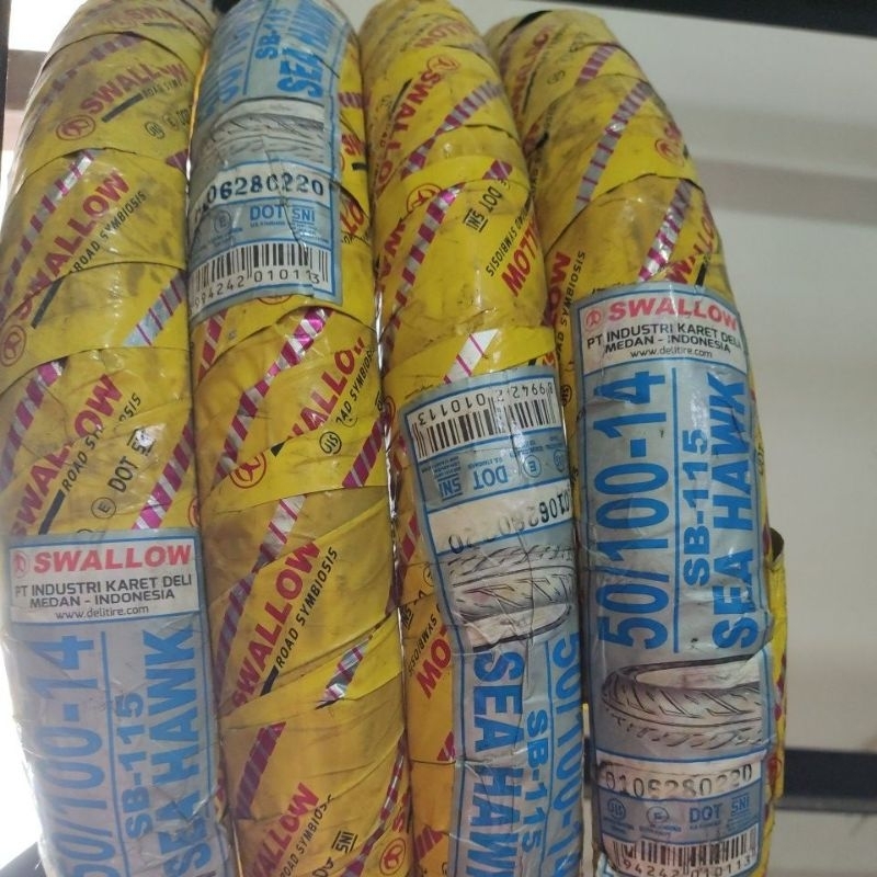 Jual Ban Motor Cacing 50/100-14 matic Merk Swallow | Shopee Indonesia