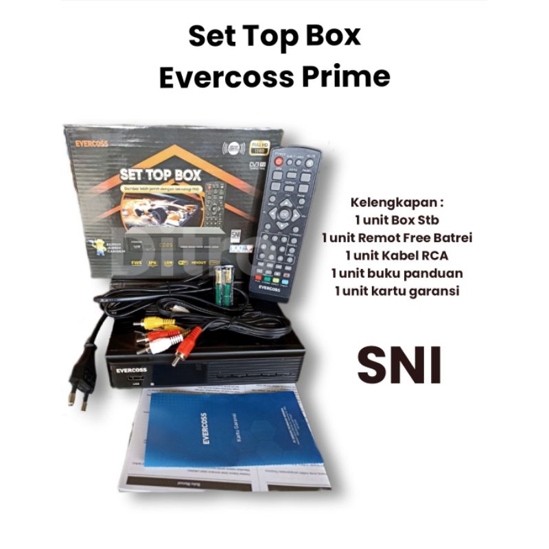 Jual SET TOP BOX EVERCROSS TV DIGITAL STB EVERCROSS MAX / set top box ...