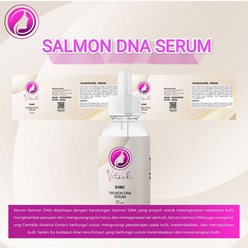 Jual SERUM DNA SALMON VITACHI TERDAFTAR HALAL DAN BPOM | Shopee Indonesia