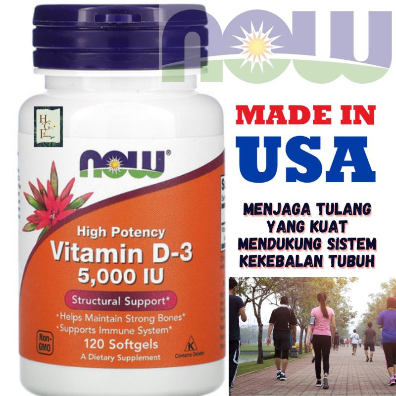 Jual now food vitamin d3 5000iu 100% original | Shopee Indonesia
