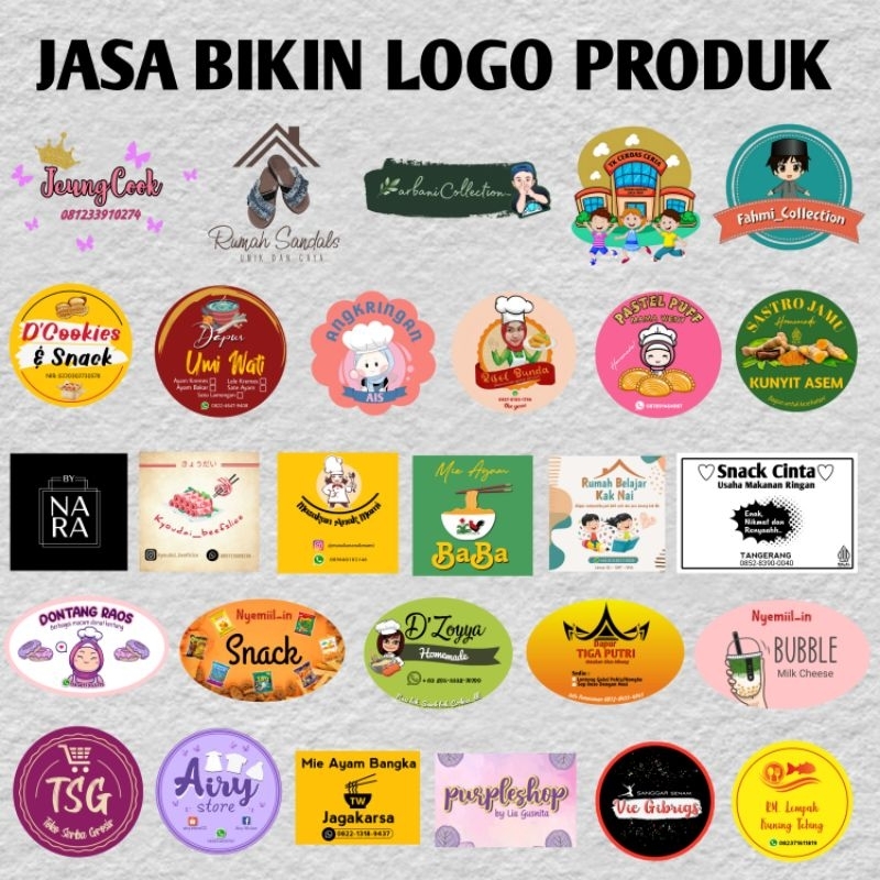 Jual JASA EDIT BIKIN LOGO PRODUK / MERK | Shopee Indonesia