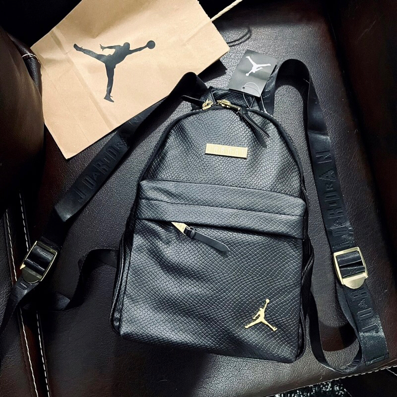 Jual JORDAN REGAL SNAKE SKIN LEATHER MINI BACKPACK BLACK FULLTAG ...