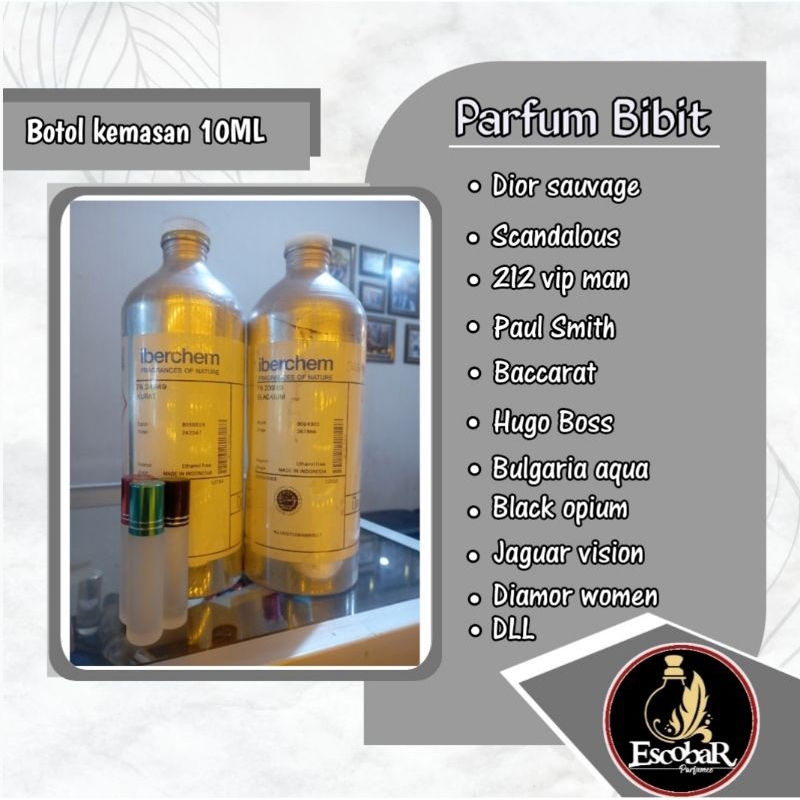 Jual Segala macam bibit parfum dengan kemasan botol 10ml | Shopee Indonesia