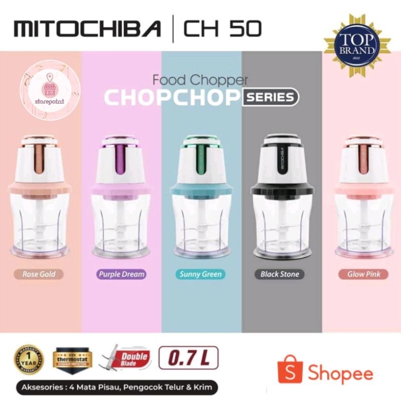 Jual Mito Chopper CH-50 Blender Penggiling Daging Food Precessor Chop ...