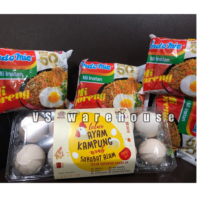 Jual BUNDLE HEMAT! 1 Telur Arab & 5 Indomie Goreng | Shopee Indonesia