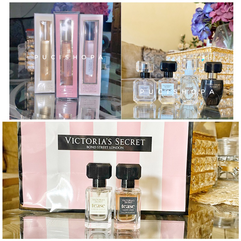 Jual Victoria secret best selling scents miniature edp 7,5ml and roller ...
