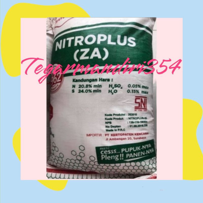Jual Pupuk za tawon 50kg Pupuk za nitroplus 50kg | Shopee Indonesia