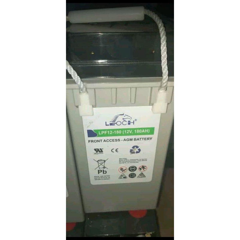 Jual battery agm merek leoch 12v 180ah | Shopee Indonesia