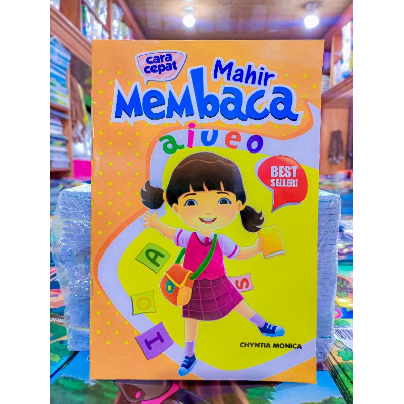 Jual Mahir Membaca AIUEO Untuk Anak TK/PAUD TK PANJANG WARNA | Shopee ...