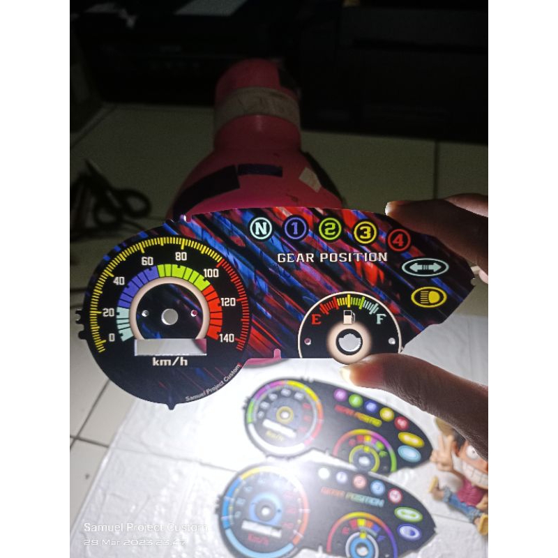 Jual panel papan speedometer suzuki SMASH NEW custom | Shopee Indonesia