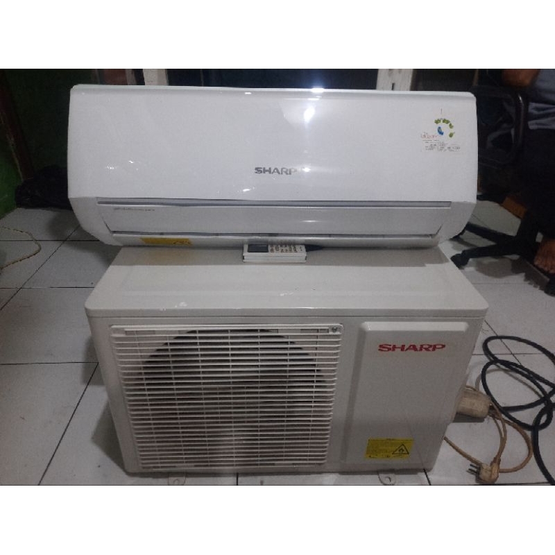 Jual AC Sharp 1/2pk, 3/4pk, 1pk Second Bergaransi. + Pasang | Shopee ...