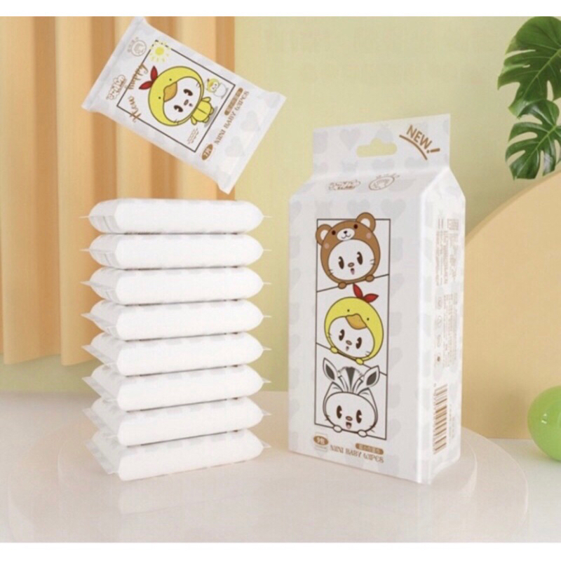 Jual TISSUE BASAH MINI (SATUAN) | TISSUE BASAH TRAVEL 1 PCS | TISSUE ...